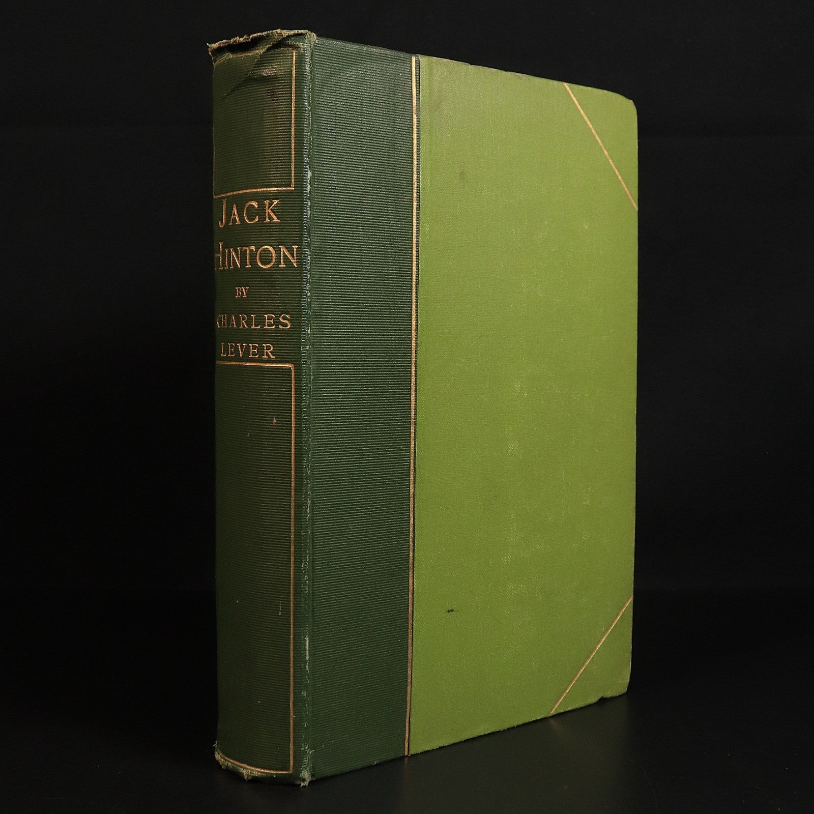 c1900 Jack Hinton The Guardsman by Charles Lever Antique British Ficti ...