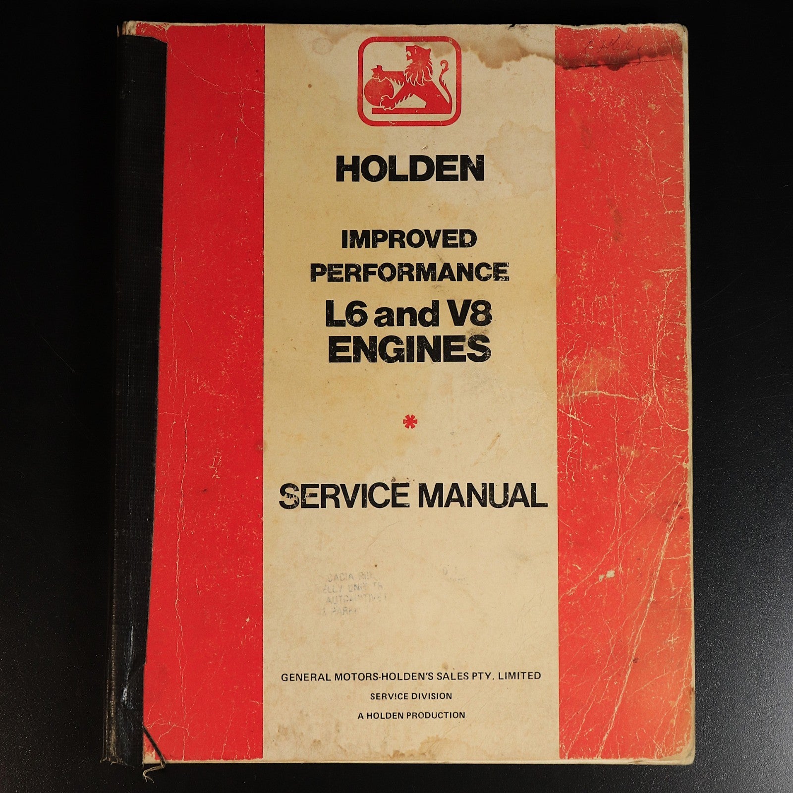 Holden Improved Performance L6 & V8 Engines 1980 Automotive Reference ...