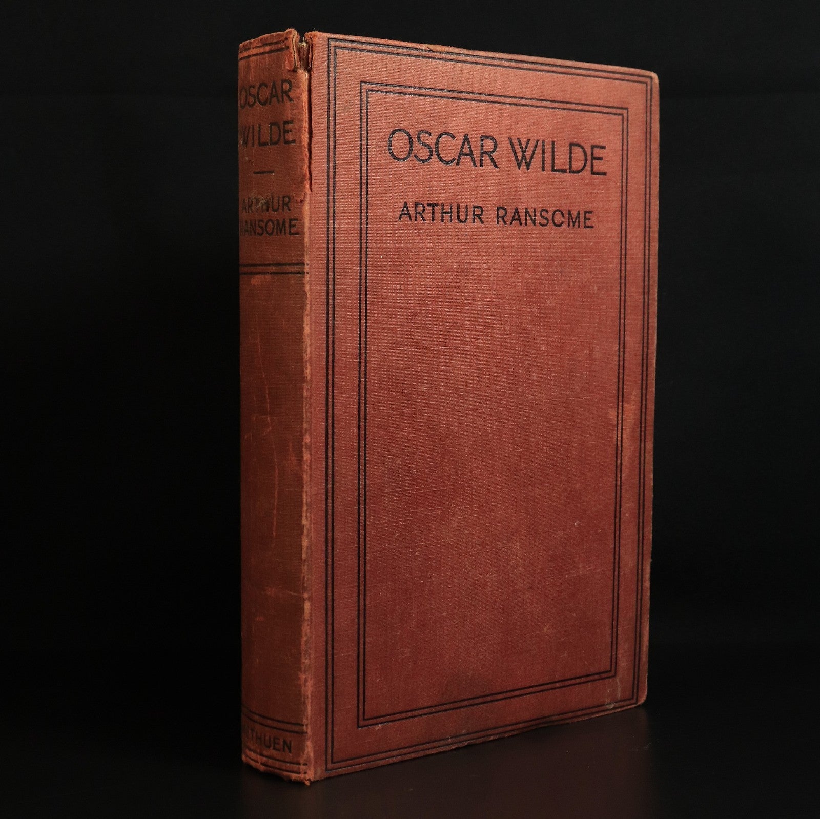 1923 Oscar Wilde Critical Study Arthur Ransome Antique British Biograp ...