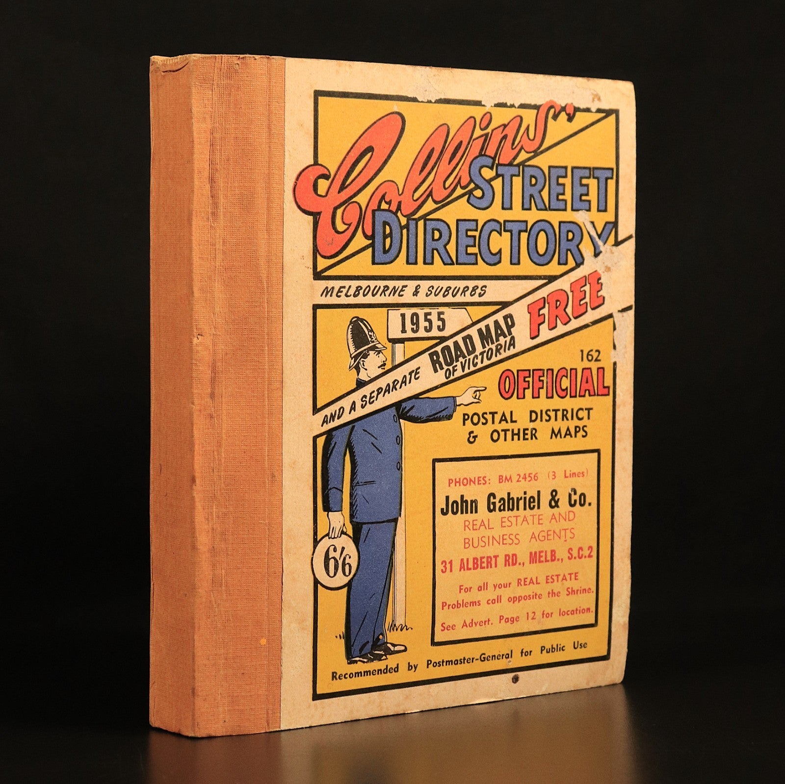 1955 Collins Street Directory Melbourne & Suburbs Antique Reference Bo ...