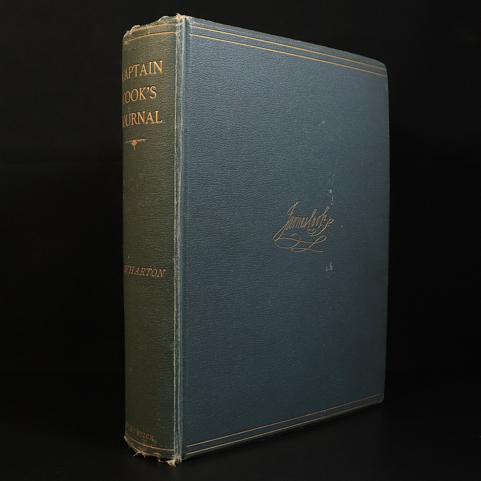 1893 Captain Cook's Journal by WJL Wharton Antique Australian History ...