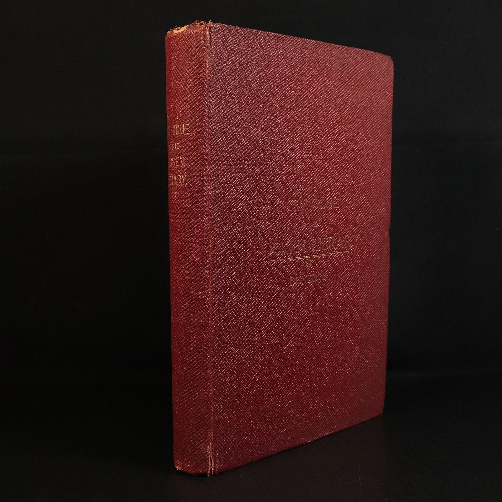 1912 Catalogue Of The Hocken Library Dunedin Antique NZ Reference Hist ...