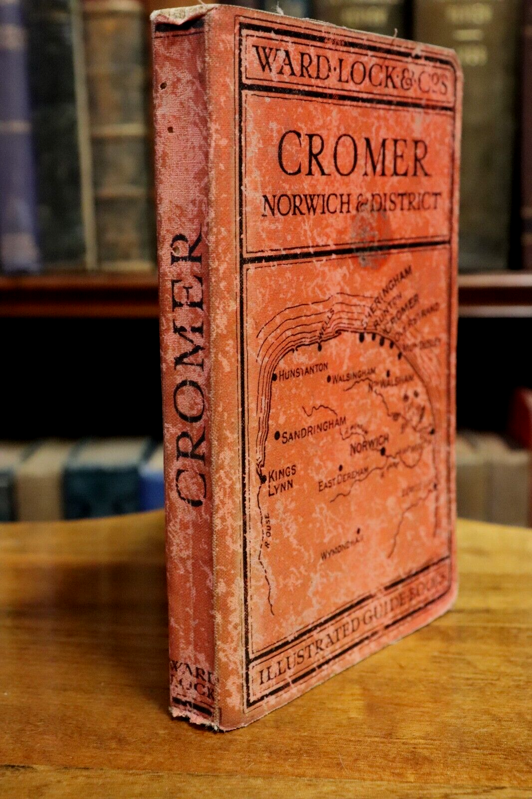 c1925 Guide To Cromer: Ward Lock & Co Antique Travel Guide Book w/Maps ...