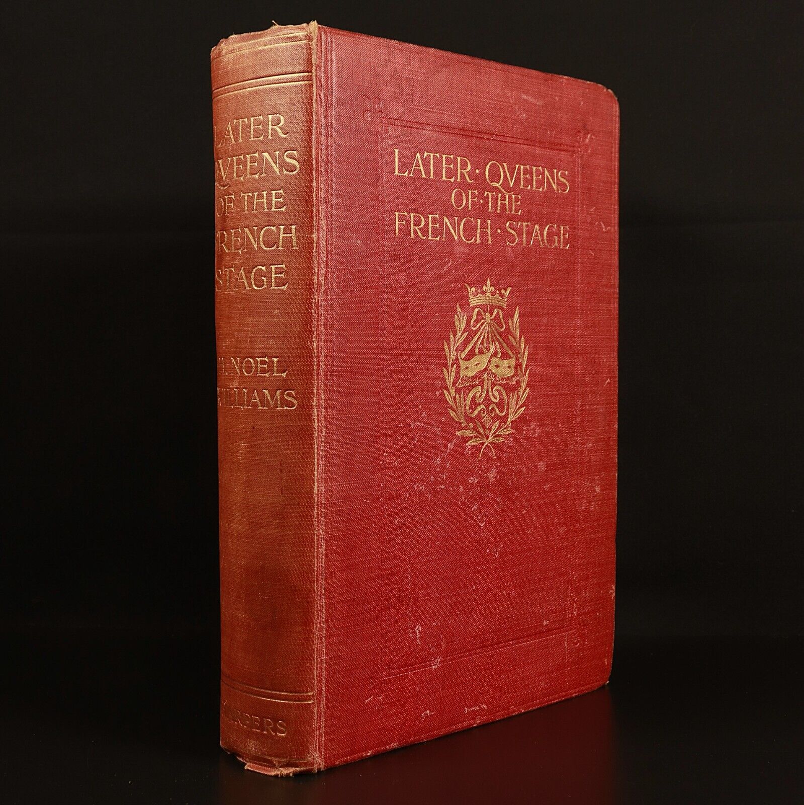 Later Queens Of The French Stage 1906 Antique Literature & Theatre Boo ...